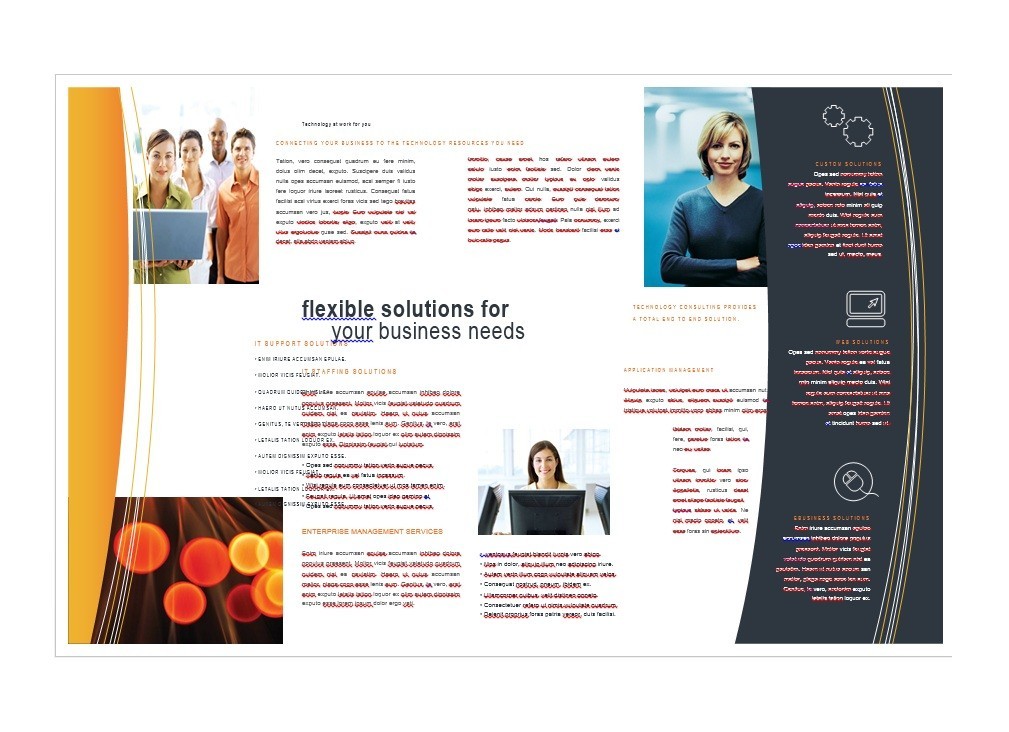 Folded Pamphlet Template For Your Needs