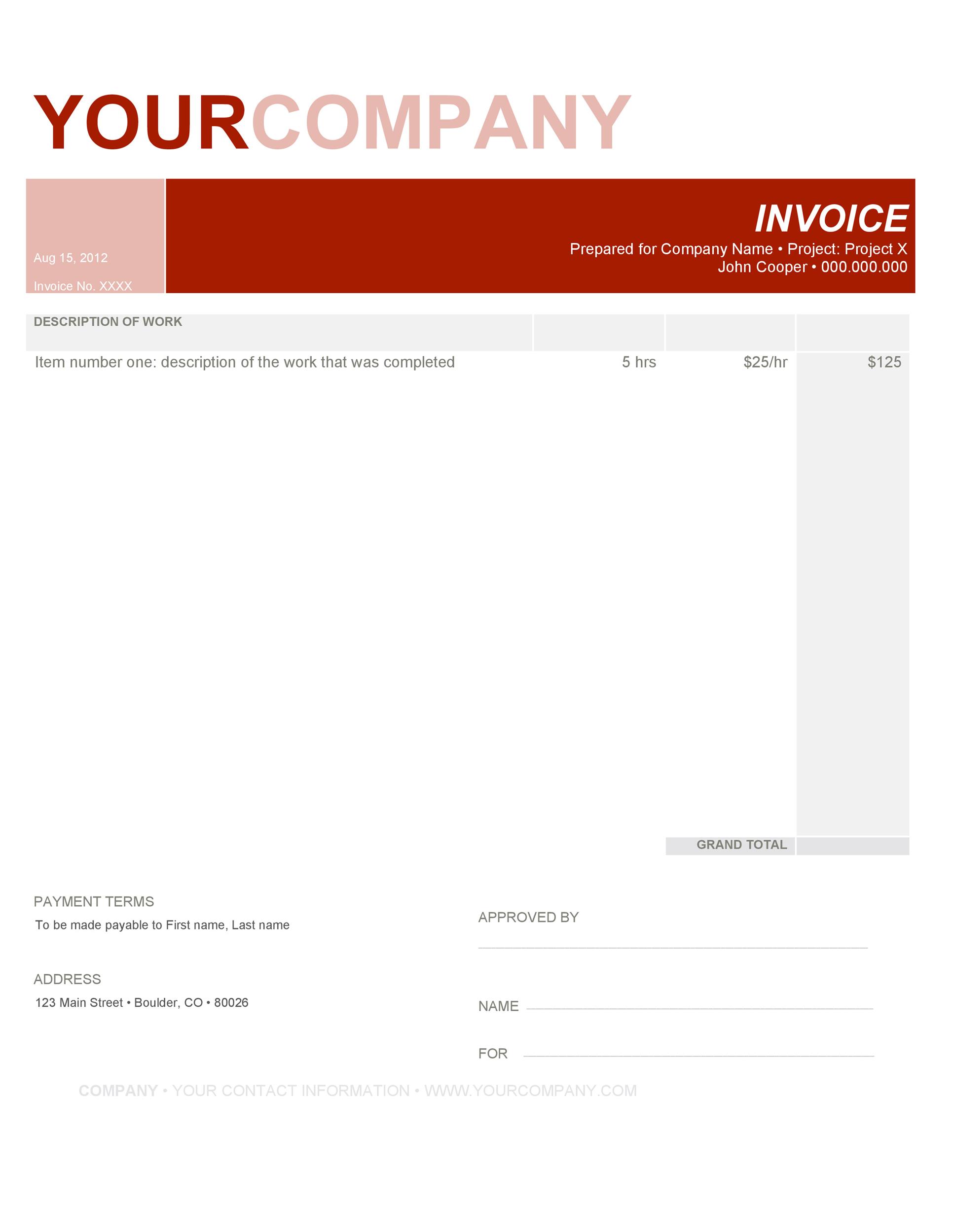 Get Invoice Template In Word Download Images Invoice Template Ideas