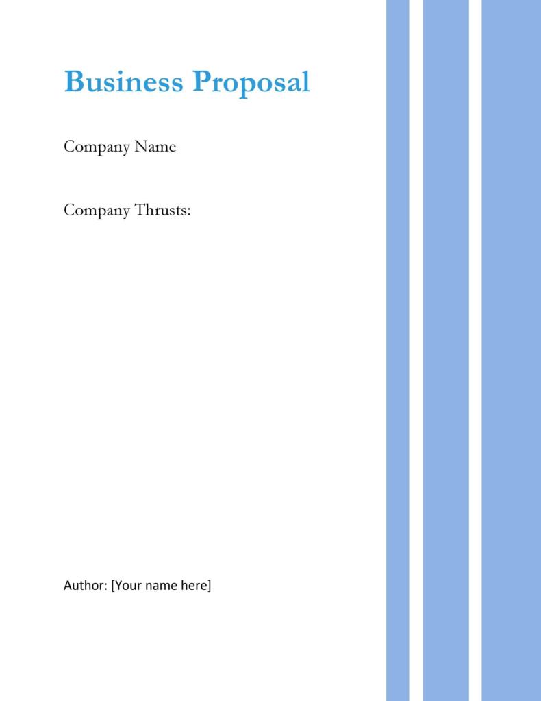 30+ Business Proposal Templates & Proposal Letter Samples
