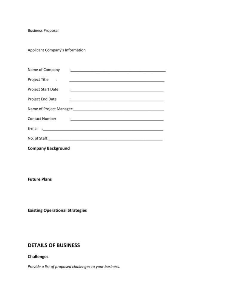 30+ Business Proposal Templates & Proposal Letter Samples