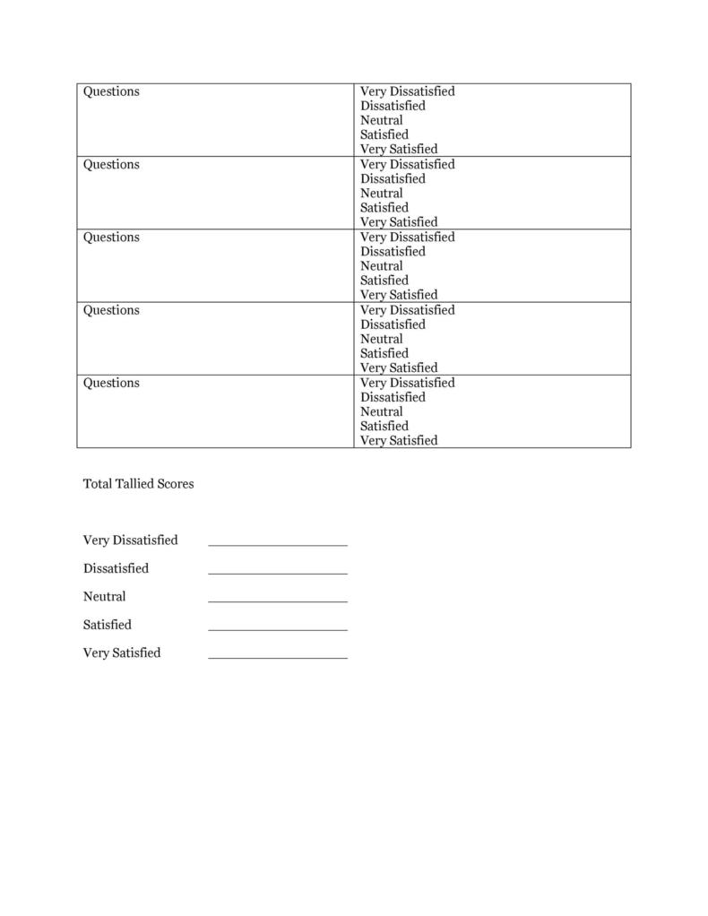 27 Free Likert Scale Templates & Examples [Word/Excel/PPT]