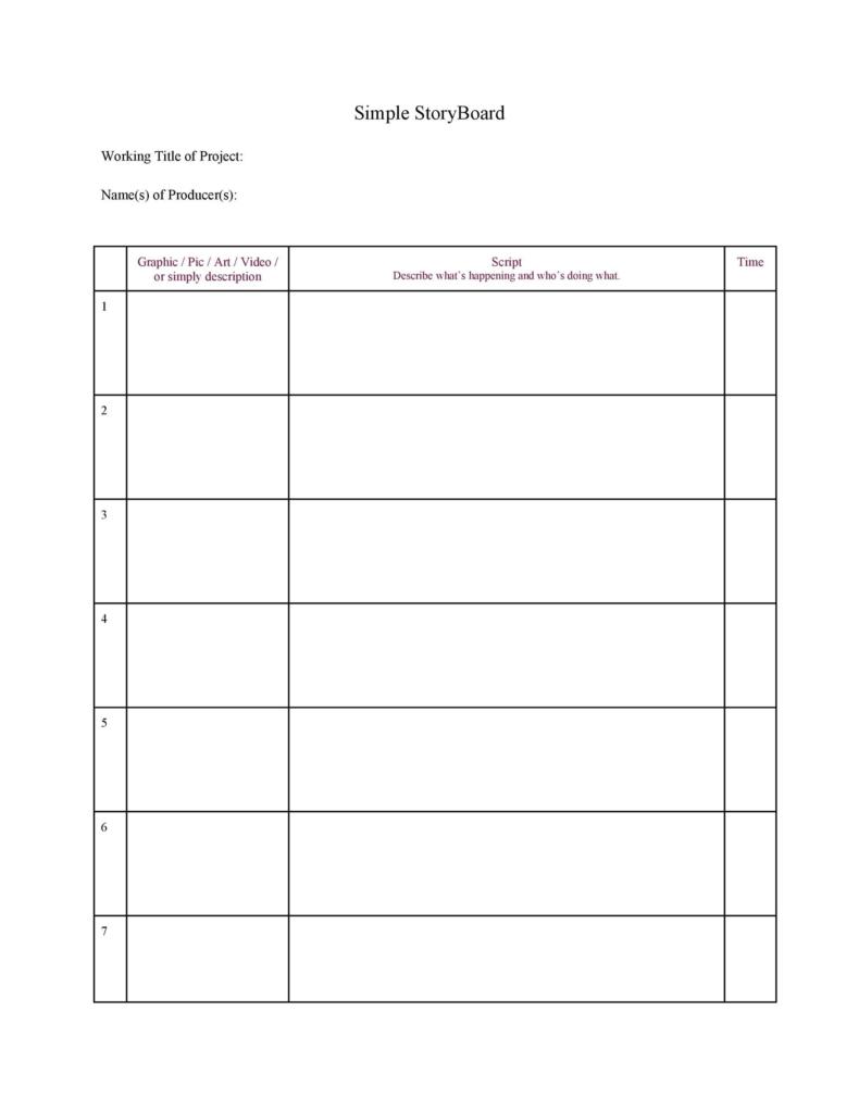 40 Professional Storyboard Templates & Examples