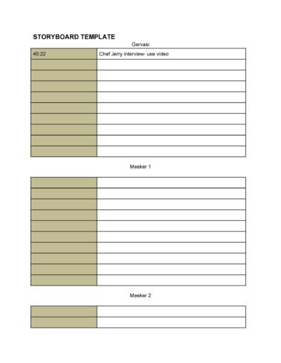 40 Professional Storyboard Templates & Examples