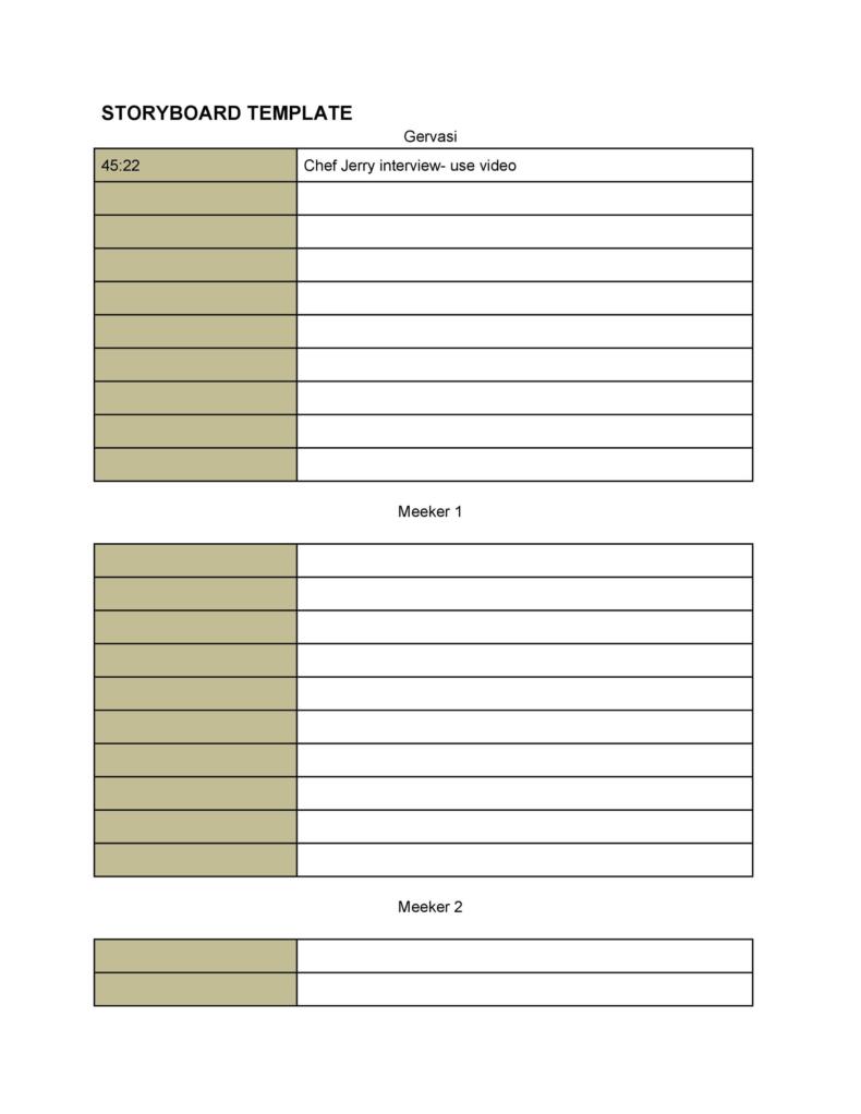 40 Professional Storyboard Templates & Examples