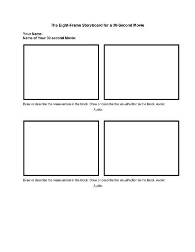40 Professional Storyboard Templates & Examples