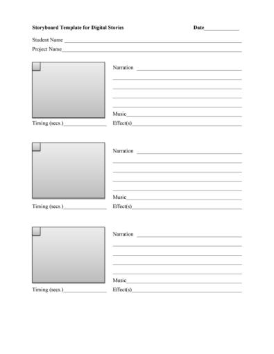 40 Professional Storyboard Templates & Examples