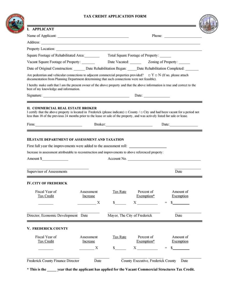 40 Free Credit Application Form Templates & Samples