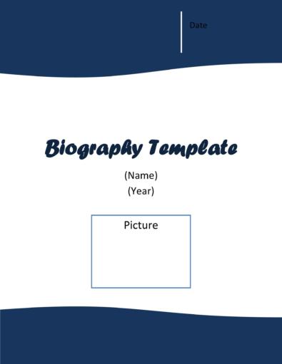 45 Biography Templates & Examples (Personal, Professional)