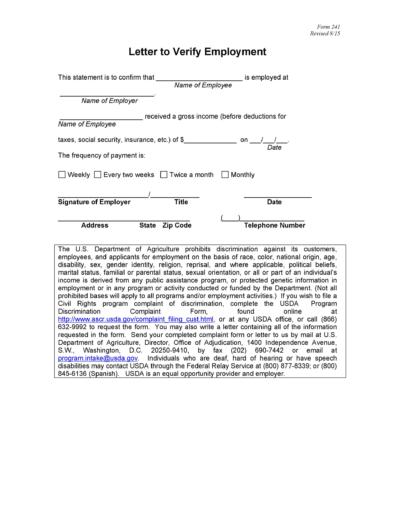 40 Proof of Employment Letters [Employment Verification Letters]