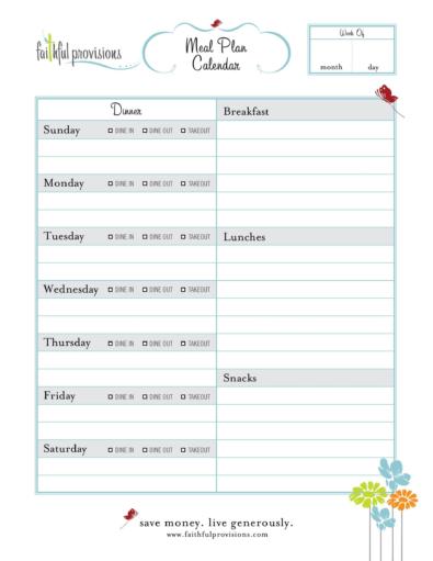 40+ Weekly Meal Planning Templates ᐅ TemplateLab