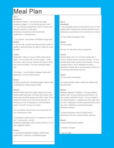 40+ Weekly Meal Planning Templates ᐅ TemplateLab