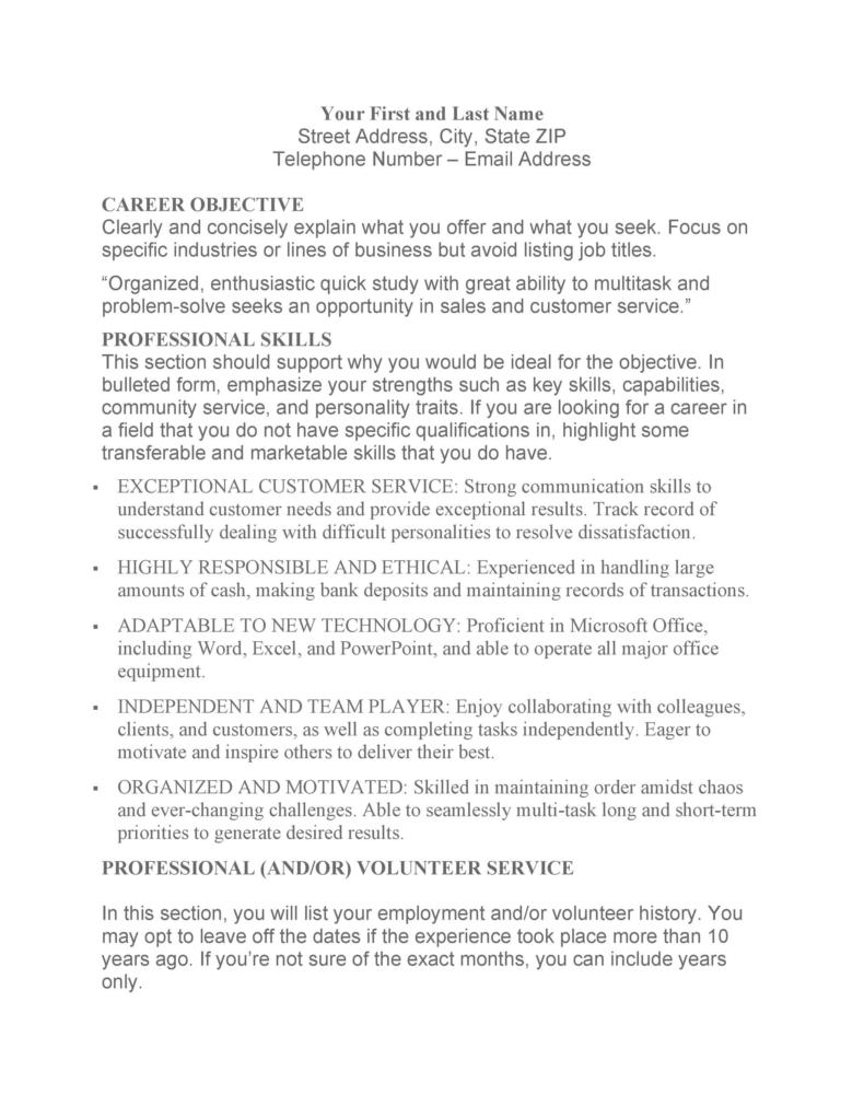 30+ Customer Service Resume Examples ᐅ TemplateLab