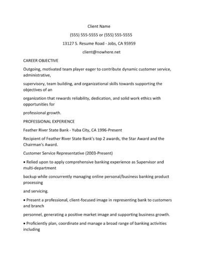 30+ Customer Service Resume Examples ᐅ TemplateLab