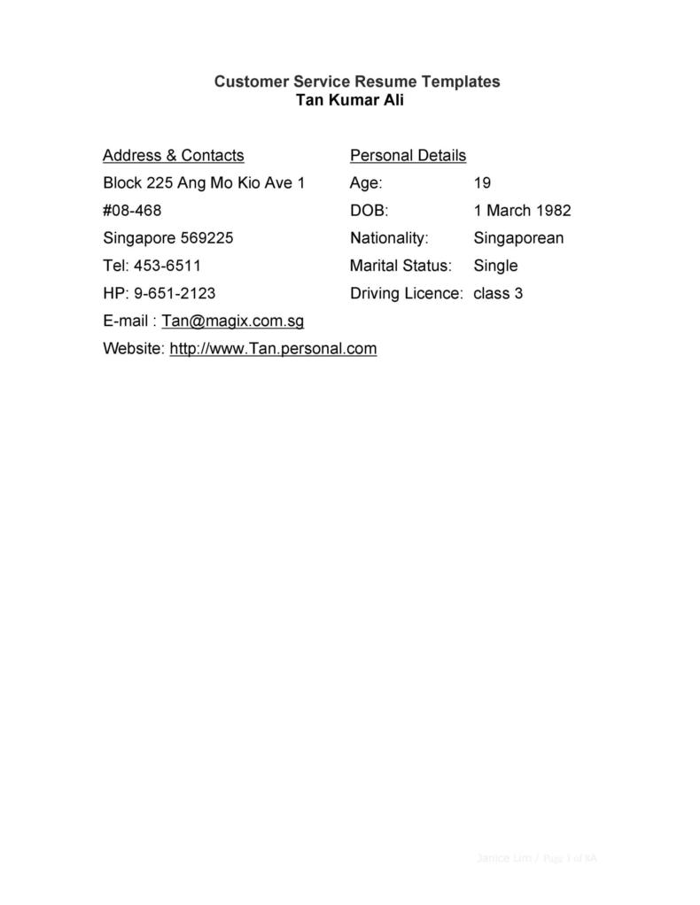 30+ Customer Service Resume Examples ᐅ TemplateLab