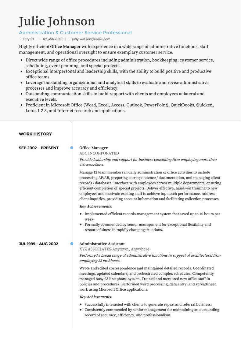 30+ Customer Service Resume Examples ᐅ TemplateLab