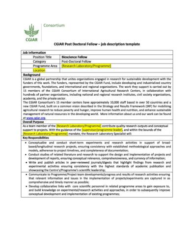 48 Free Job Description Templates & Examples [Word, PDF]