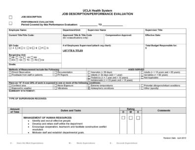 48 Free Job Description Templates & Examples [Word, PDF]