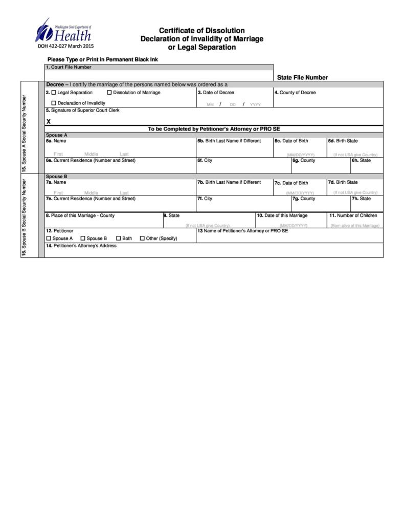 40 Free Divorce Papers (Printable) ᐅ TemplateLab