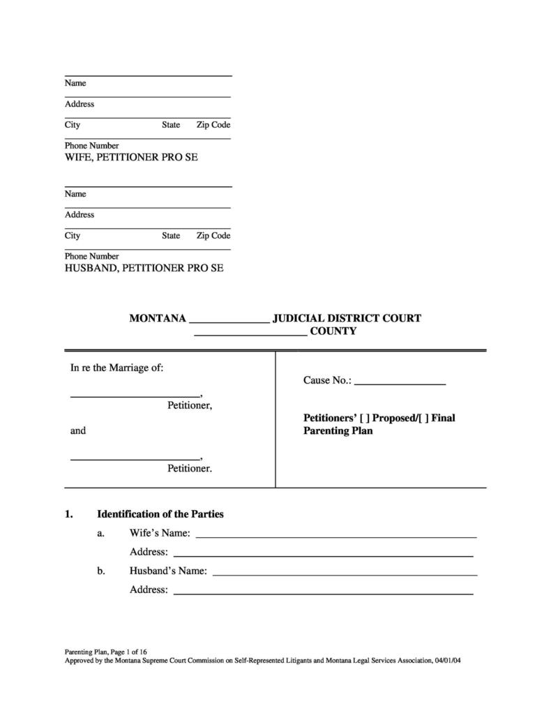 40 Free Divorce Papers (Printable) ᐅ TemplateLab