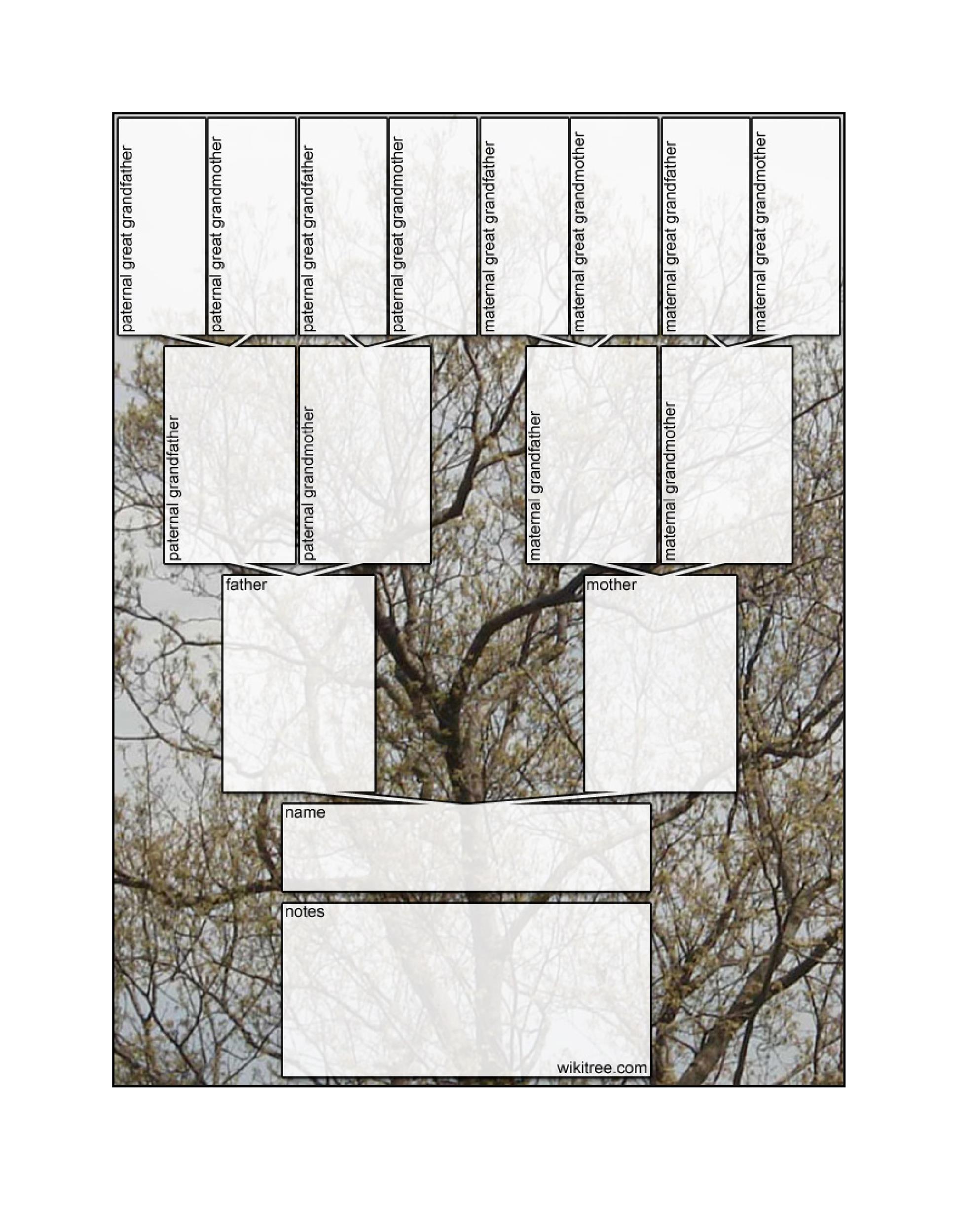 Family Tree Templates (Word, Excel, PDF) - KAESG BLOG