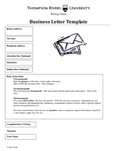 35 Formal / Business Letter Format Templates & Examples ᐅ TemplateLab