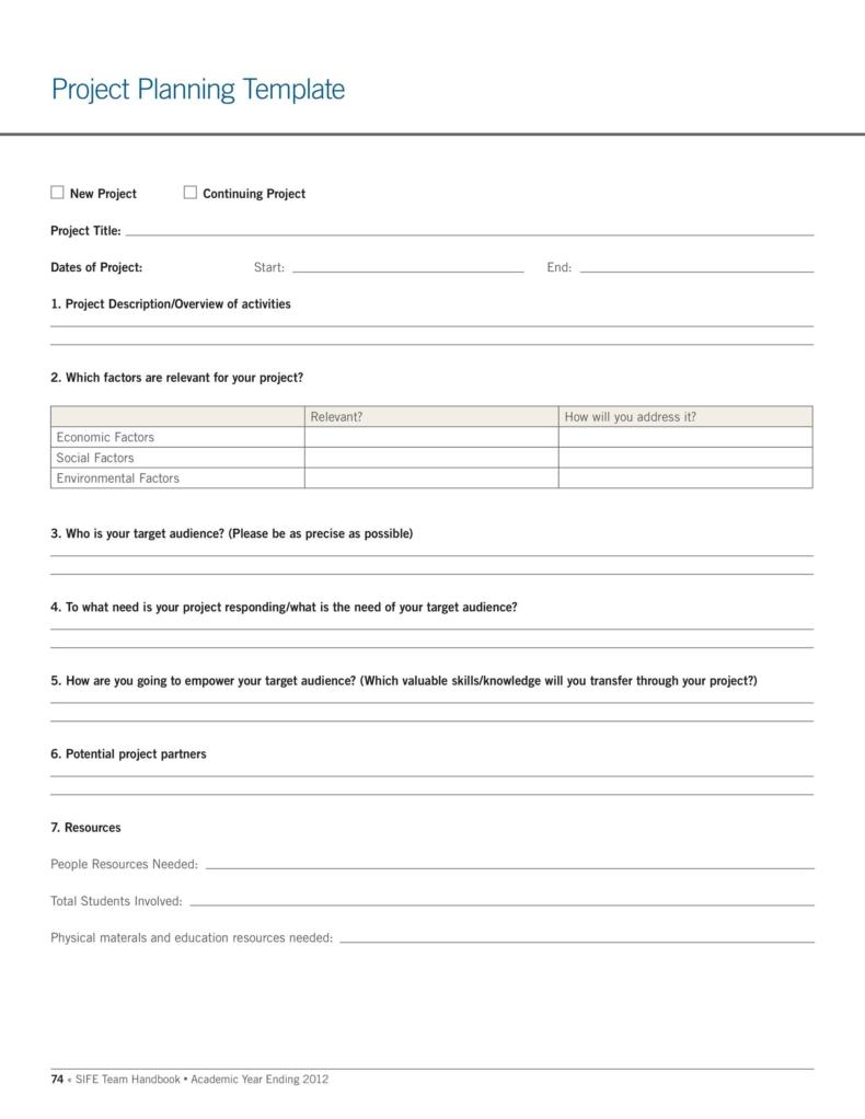 48 Professional Project Plan Templates [Excel, Word, PDF] ᐅ TemplateLab
