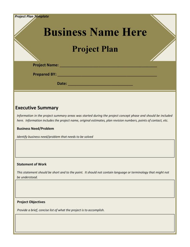 48 Professional Project Plan Templates [Excel, Word, PDF] ᐅ TemplateLab