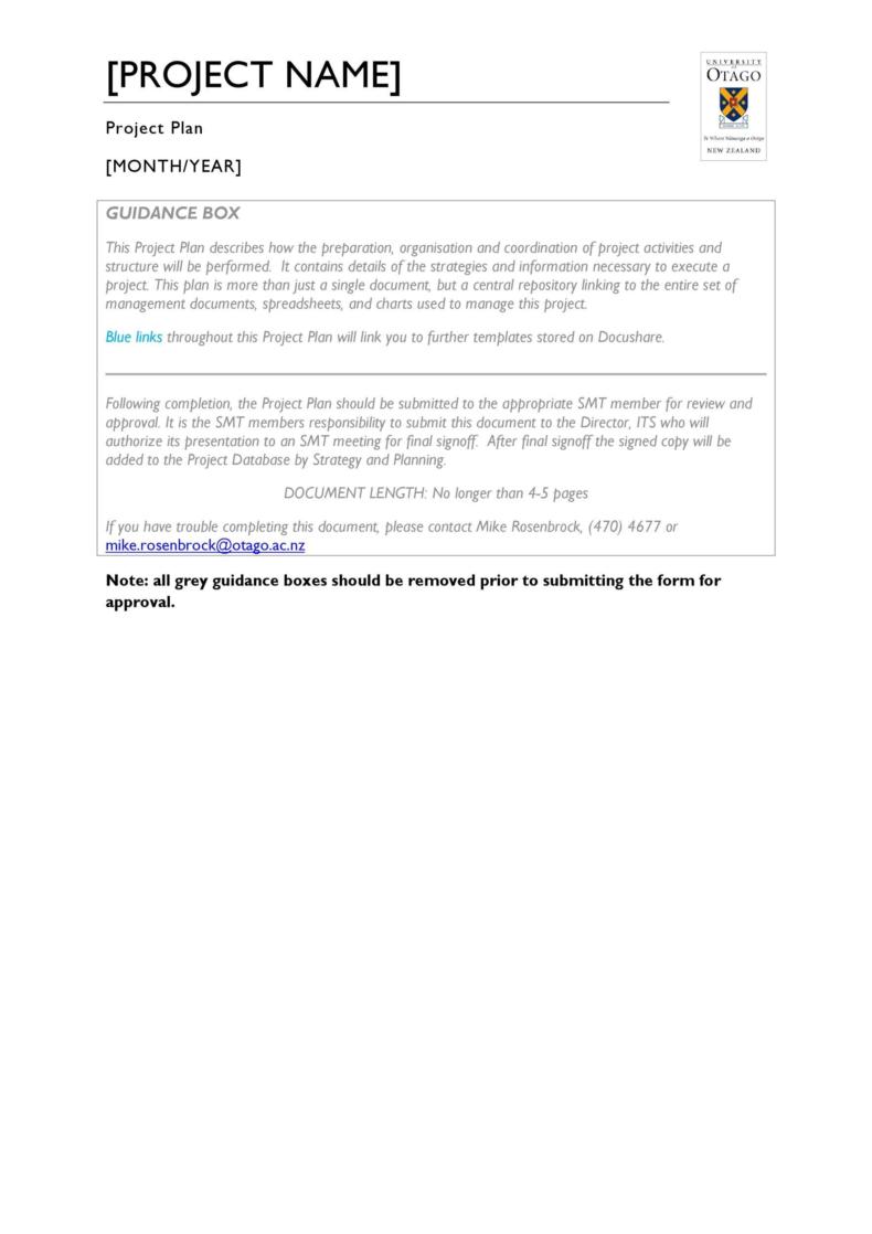 48 Professional Project Plan Templates [Excel, Word, PDF] ᐅ TemplateLab