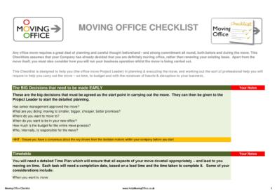45 Great Moving Checklists [Checklist for Moving In / Out] ᐅ TemplateLab