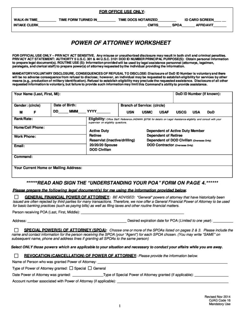 50+ General Power of Attorney Forms & Templates (FREE)