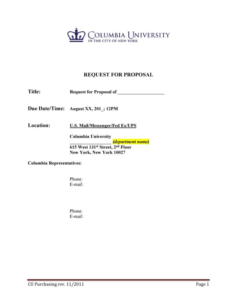 40+ Best Request for Proposal Templates & Examples (RPF Templates)