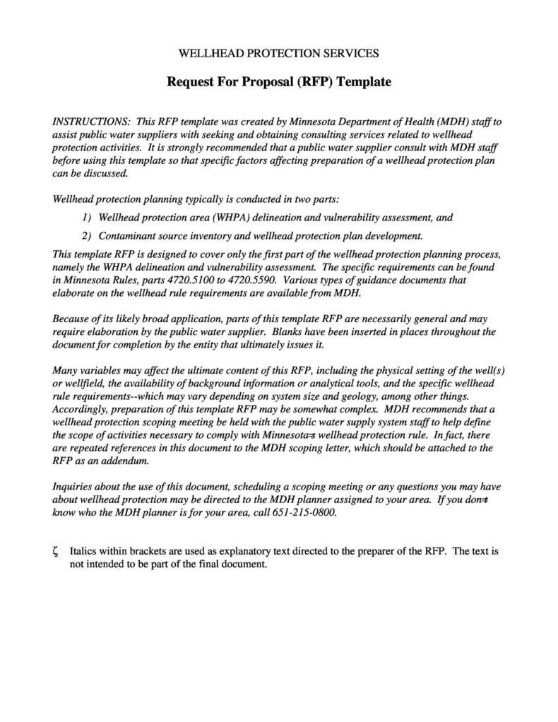 40+ Best Request for Proposal Templates & Examples (RPF Templates)