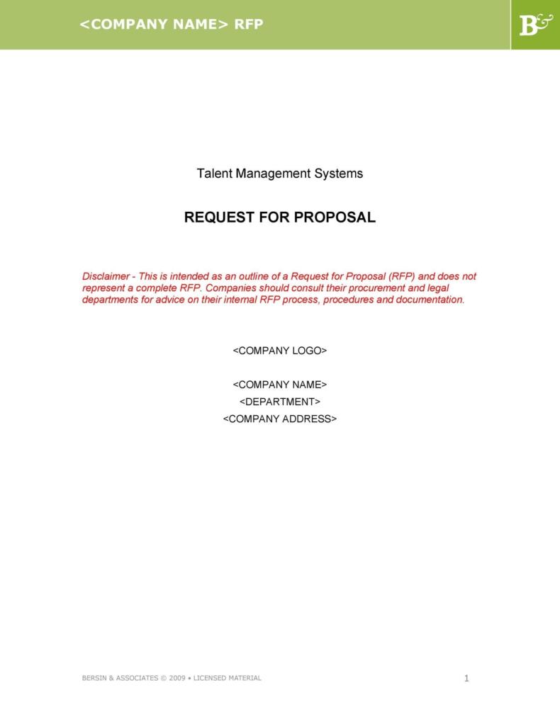 40+ Best Request for Proposal Templates & Examples (RPF Templates)