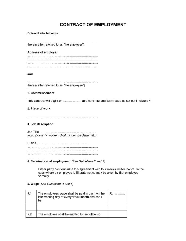 40 Great Contract Templates (Employment, Construction, Photography etc)