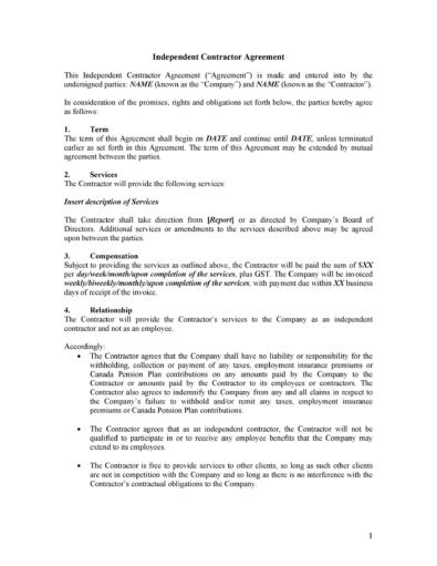 40 Great Contract Templates (Employment, Construction, Photography etc)