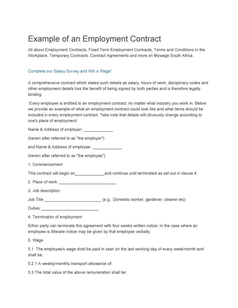 40 Great Contract Templates (Employment, Construction, Photography etc)