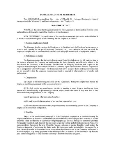 40 Great Contract Templates (Employment, Construction, Photography etc)