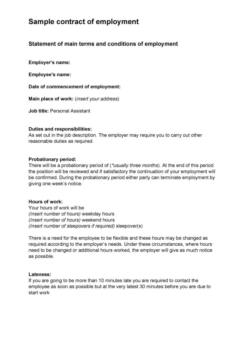 40 Great Contract Templates (Employment, Construction, Photography etc)