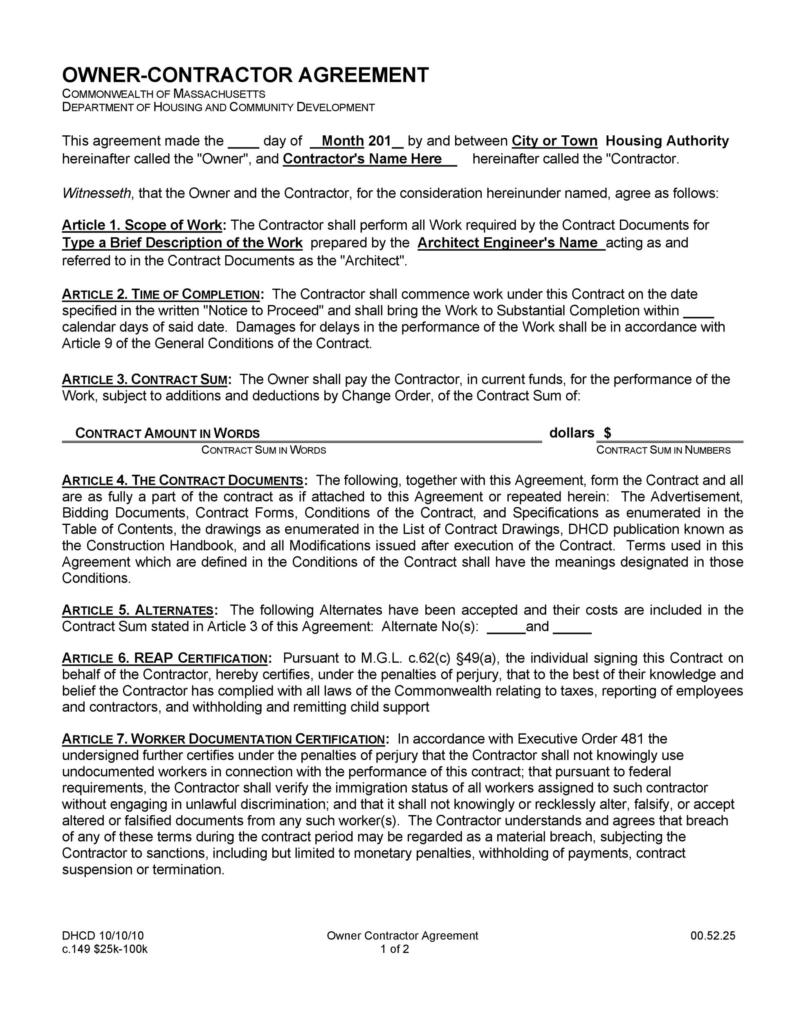 40 Great Contract Templates (Employment, Construction, Photography etc) 40 Great Contract Templates (Employment, Construction, Photography etc)