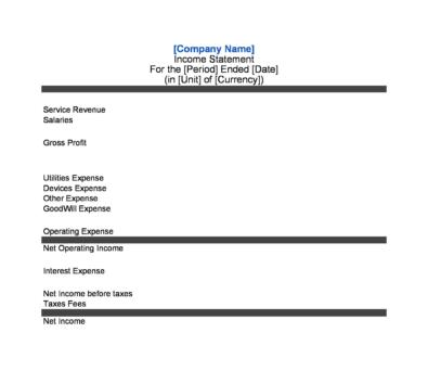 41 FREE Income Statement Templates & Examples - TemplateLab