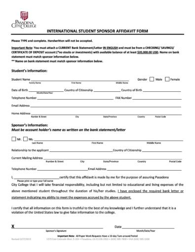 60 Free Affidavit Templates & Forms [Word, PDF] - TemplateLab