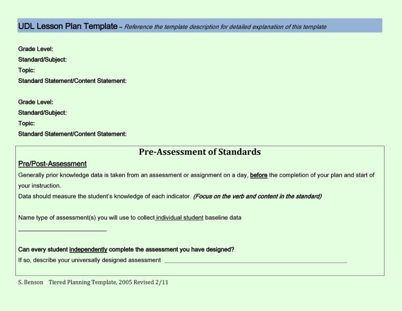 44 FREE Lesson Plan Templates [Common Core, Preschool, Weekly]