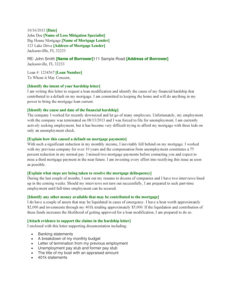 35 Simple Hardship Letters (Financial, for Mortgage, for Immigration)