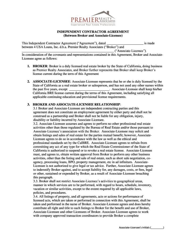 50+ Simple Independent Contractor Agreement Templates [FREE]