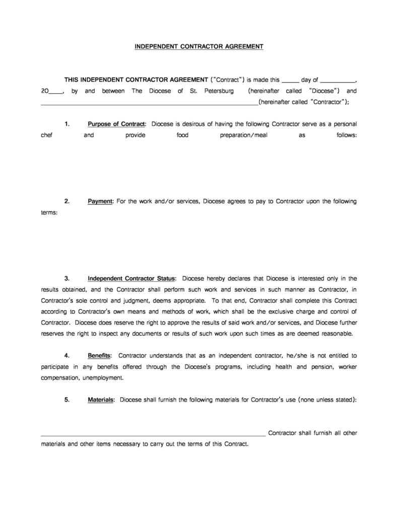 50+ Simple Independent Contractor Agreement Templates [FREE]