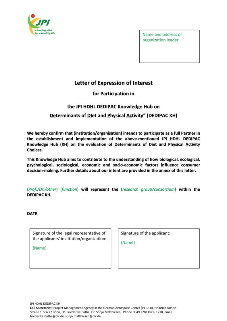 30+ Amazing Letter of Interest Samples & Templates