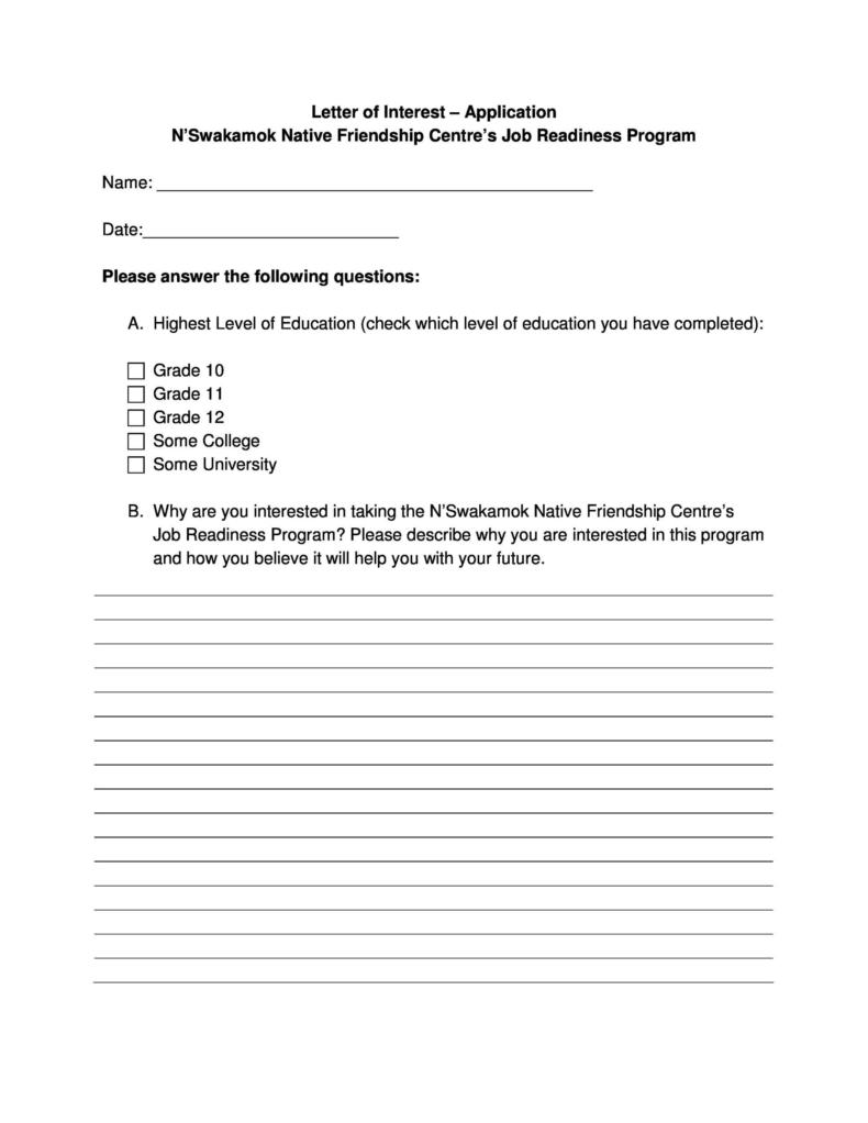 30+ Amazing Letter of Interest Samples & Templates