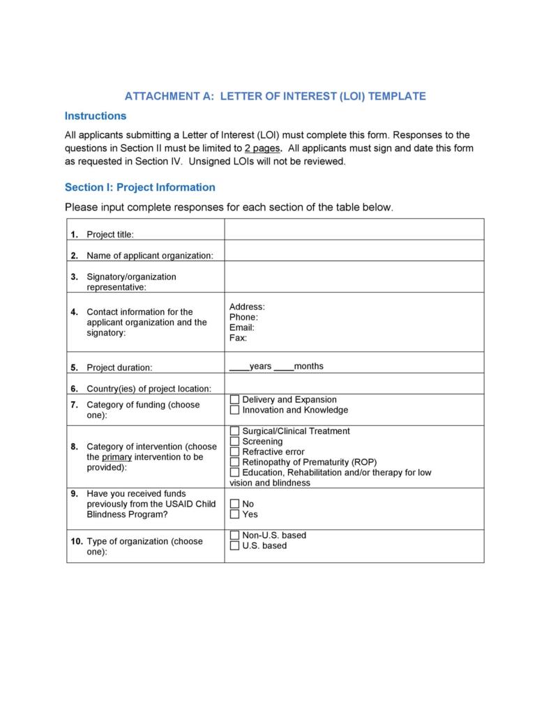 30+ Amazing Letter of Interest Samples & Templates