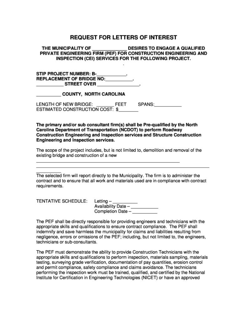 30+ Amazing Letter of Interest Samples & Templates