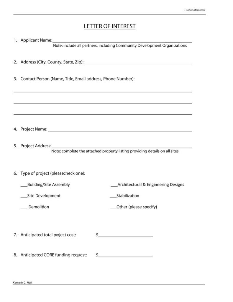 30+ Amazing Letter of Interest Samples & Templates